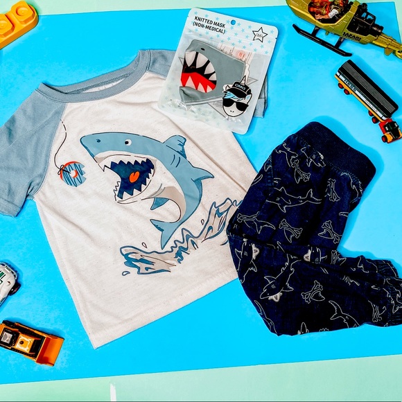 Matching Sets | Shark Outfit With Matching Mask | Poshmark